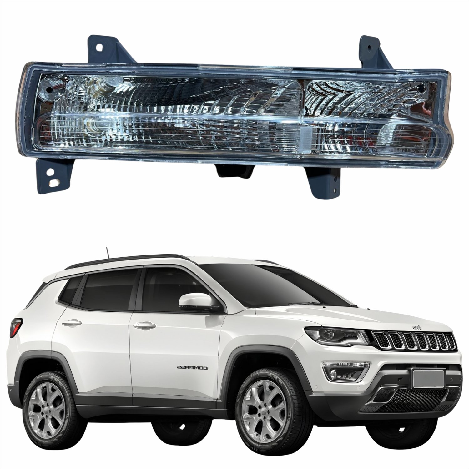 Daylight led jeep compass 17/21 ld - Castelo Auto Peças