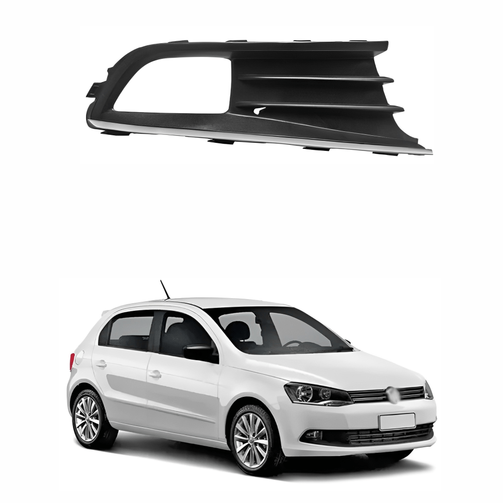 Grade P-choque Vw Gol G6 C/furo C/crom Ld - Castelo Auto Peças