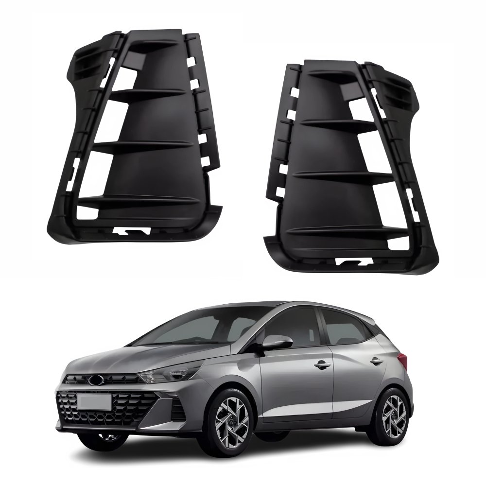 Par de Grade Parachoque Hyundai Hb20 2023 2024 Sem Furo - Castelo Auto ...