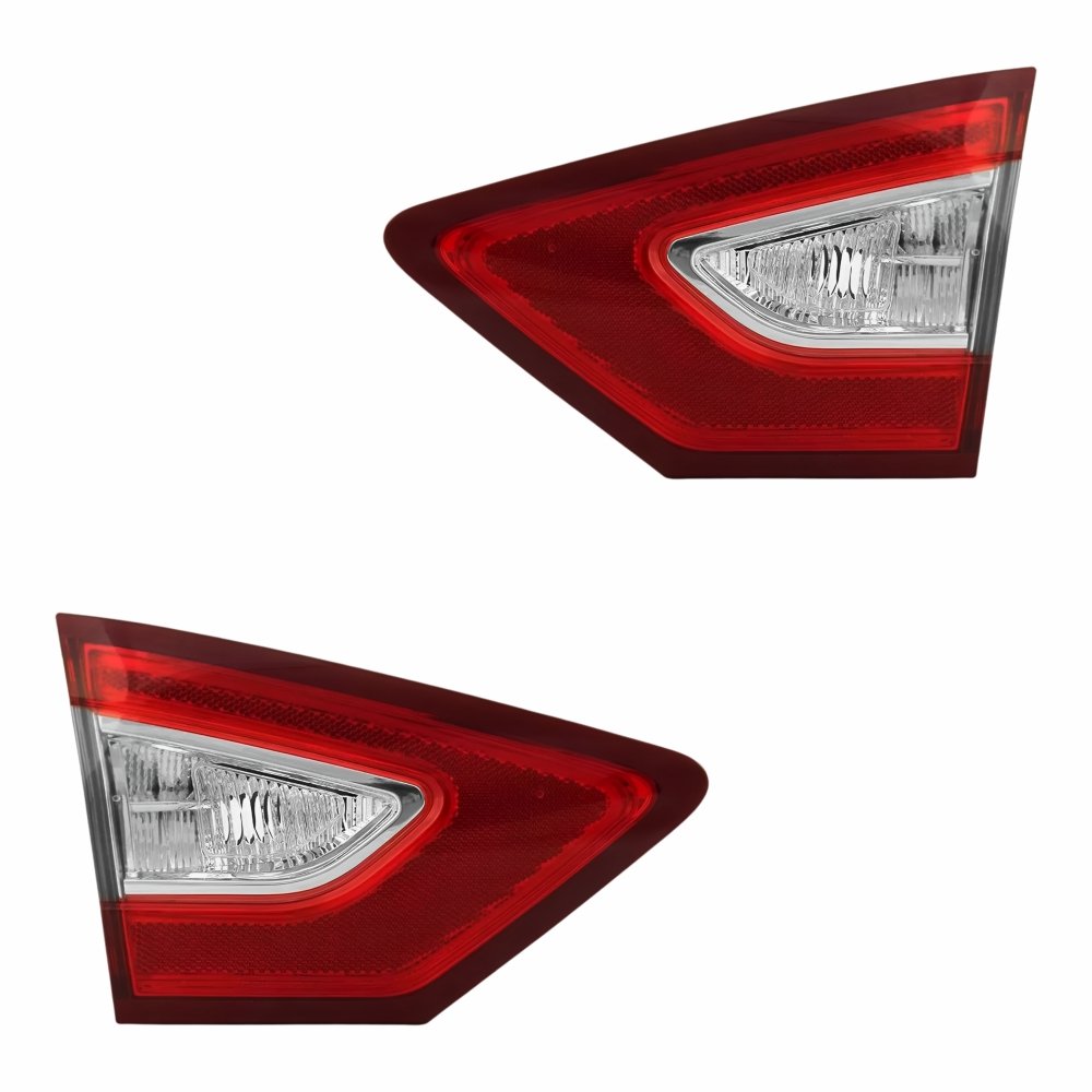 Par Lanterna Traseira Tampa Ford Fusion 2013 2014 2015 2016 Sem Led ...